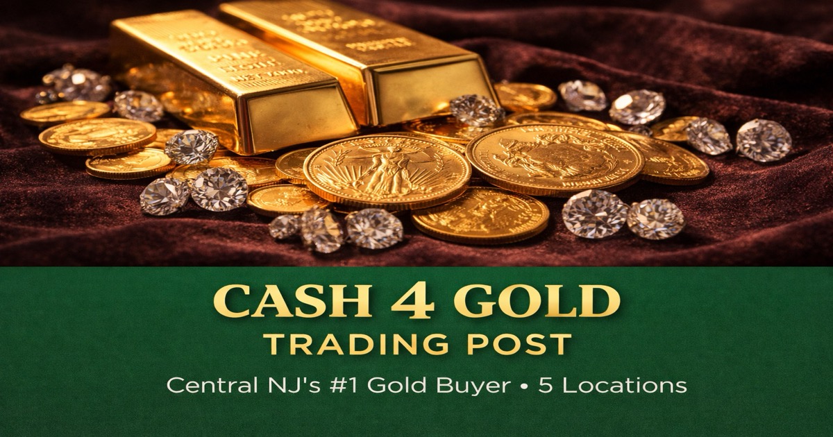 We Buy Gold Near You - 6 NJ Locations | Cash 4 Gold Trading Post